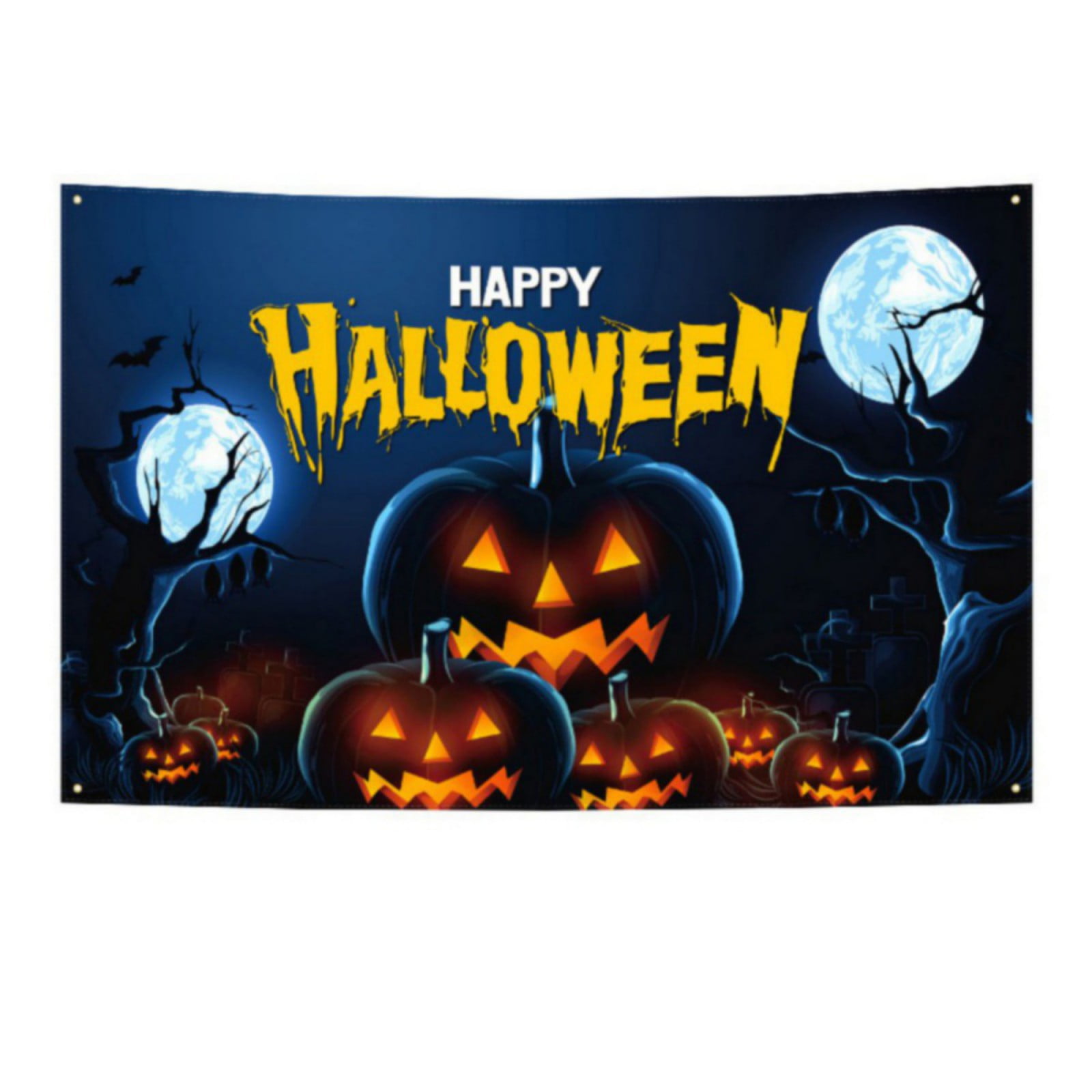 70.8" x 45.2" Halloween Photography Backdrop Cloth Hallowmas Eve Devil ...