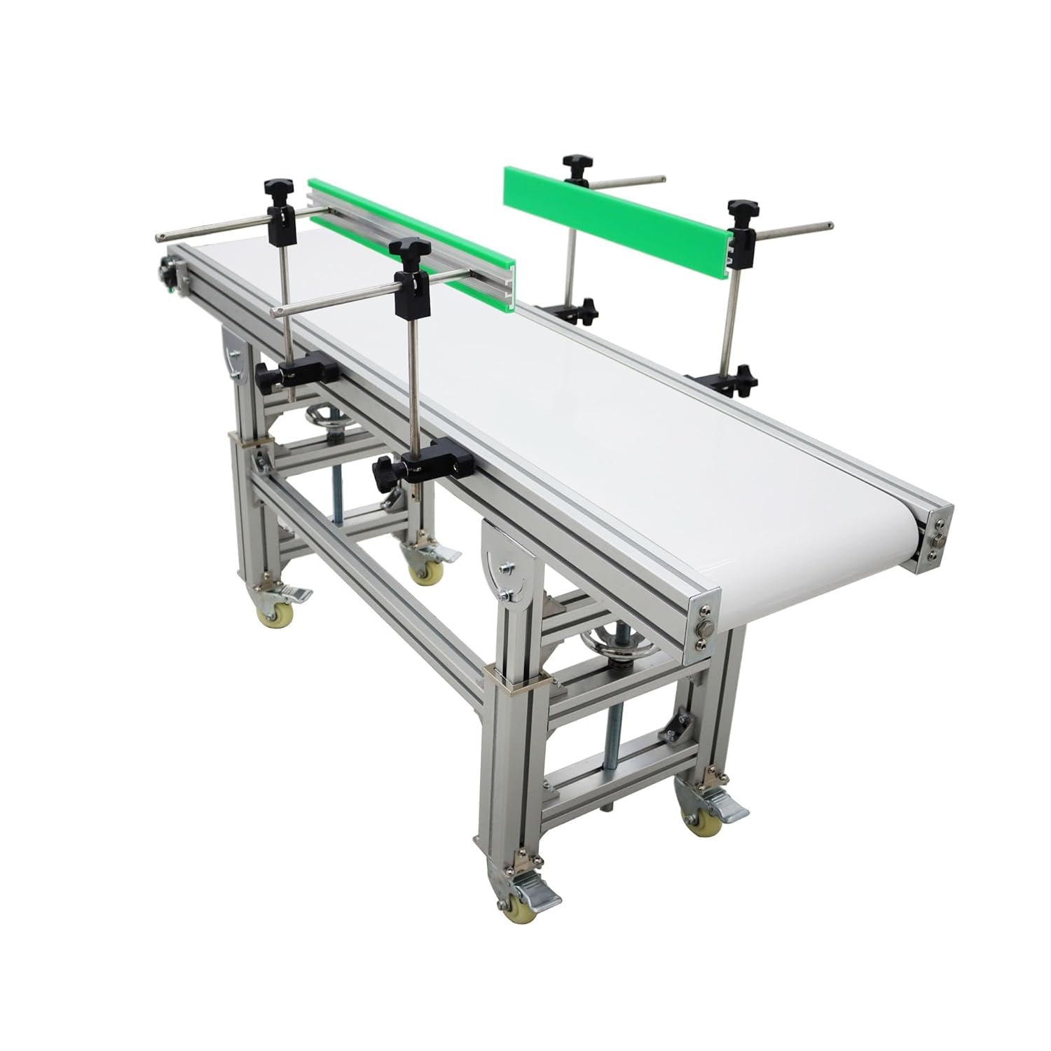 70.9″ * 11.8″ PVC Conveyor Machine Green PVC Belt Aluminum Alloy Body ...