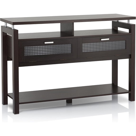 70.9-Inch Extra Long Console Table, Industrial Sofa Table Behind Couch ...