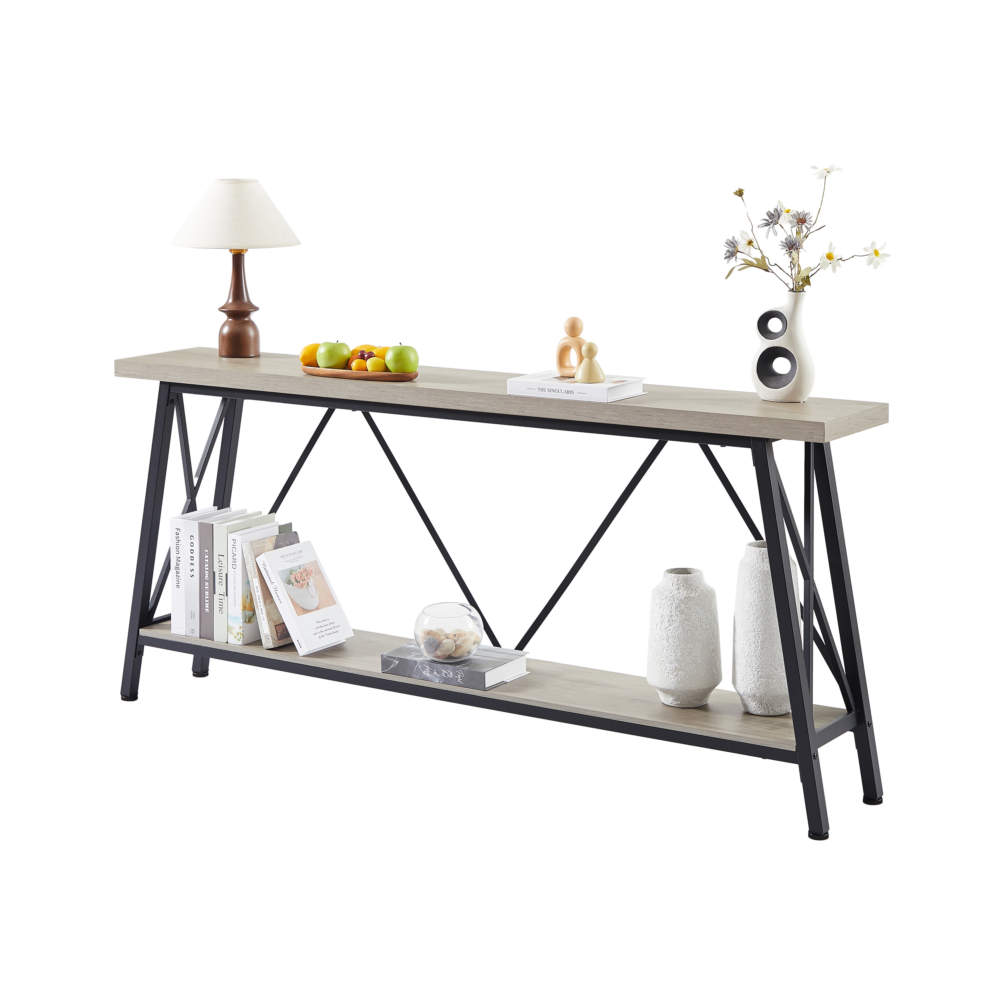 70.9 Inch Extra Long Sofa Table, Console Behind Sofa, Entryway Table ...