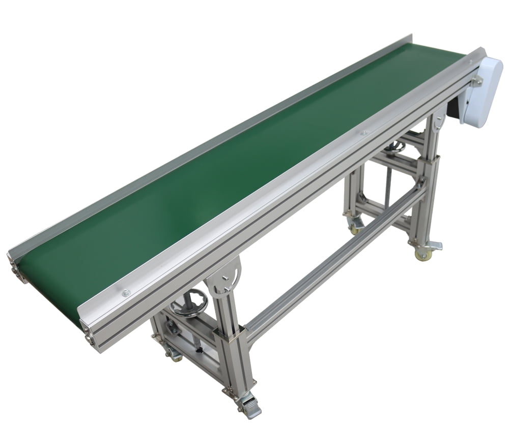 70.9" PVC Belt Inclined Wall Conveyor Electric Conveyor Machine Height ...