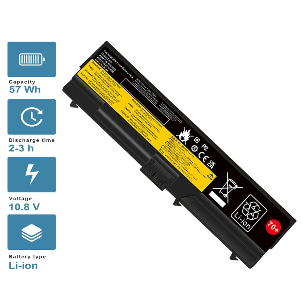 70+ Battery for Lenovo ThinkPad T430 T430I - Walmart.com