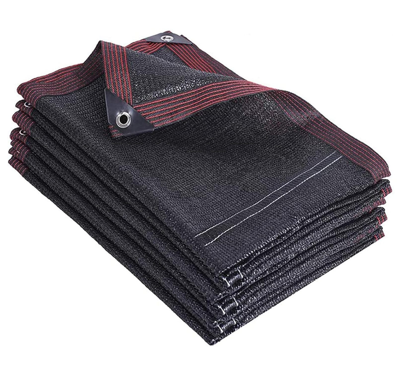 70% Black Shade Cloth Sun Net 17x17ft, Superfine Dense Heavy Duty Shade Mesh Fabric with ...