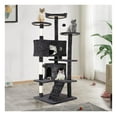 70" Cat Tree with Scratching Posts, Multi-Level Tower Condo for Indoor ...