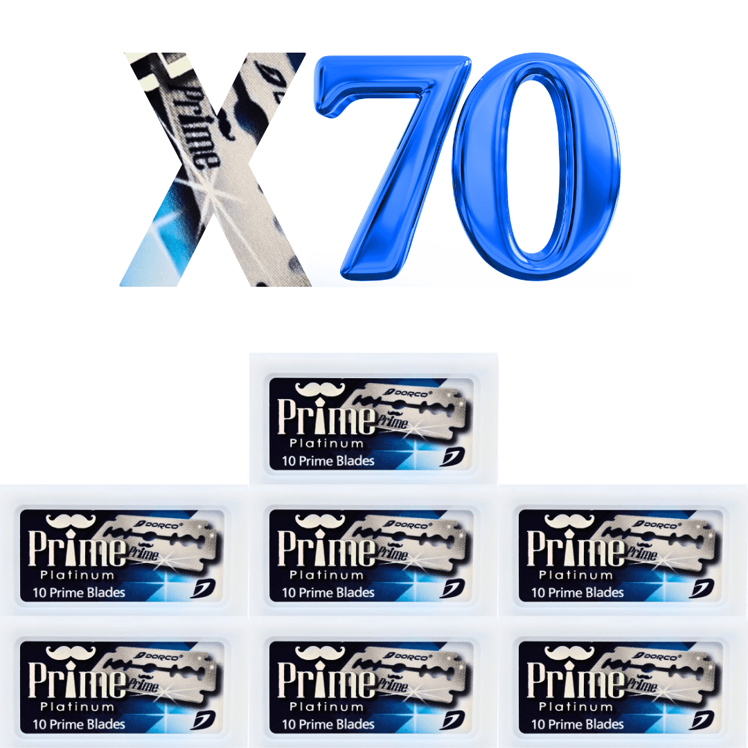 70 Dorco Prime STP301 Double Edge Razor Blades - Walmart.com