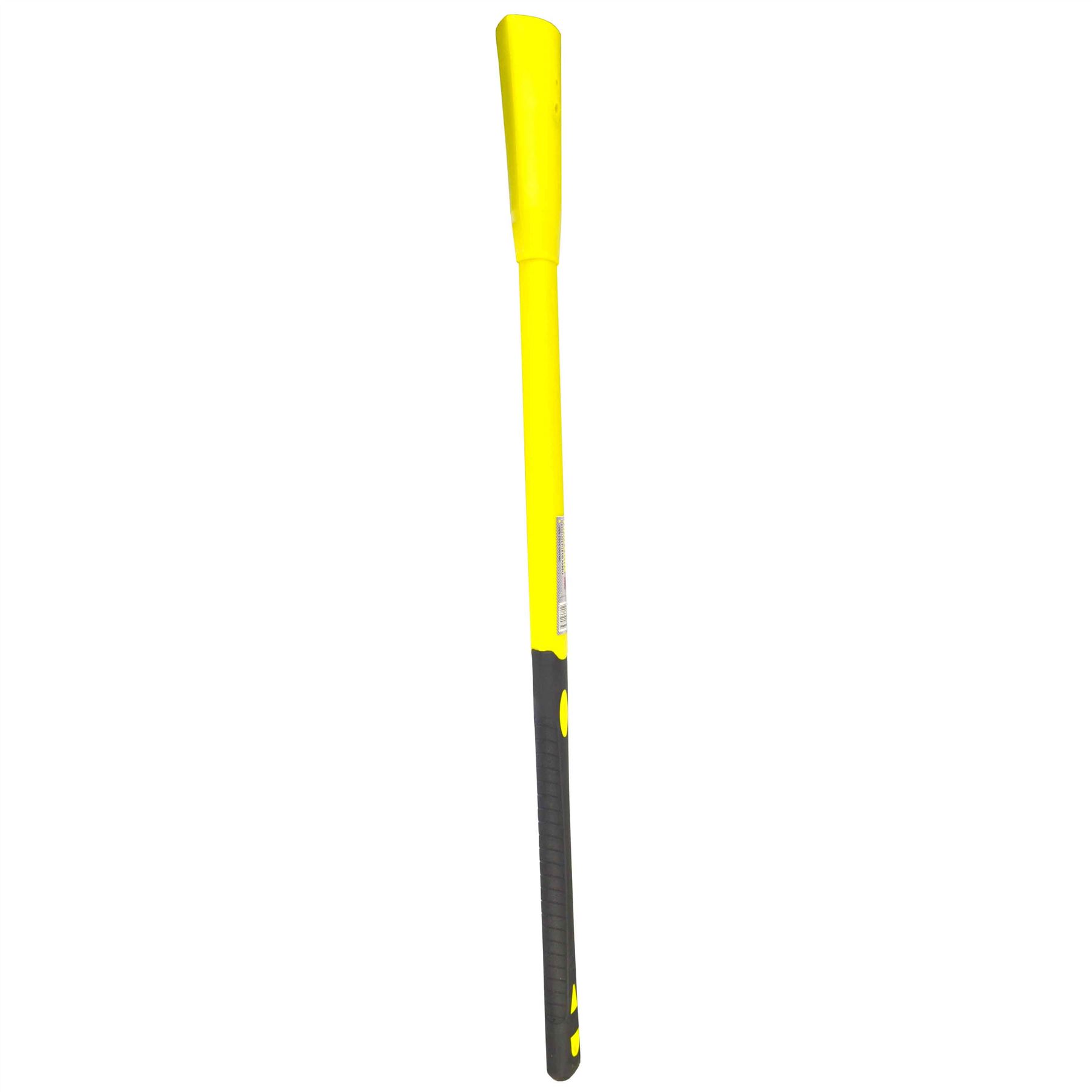 70% Fibreglass Pick Handle 900mm Yellow Pick Axe Mattock Rubber Shaft ...