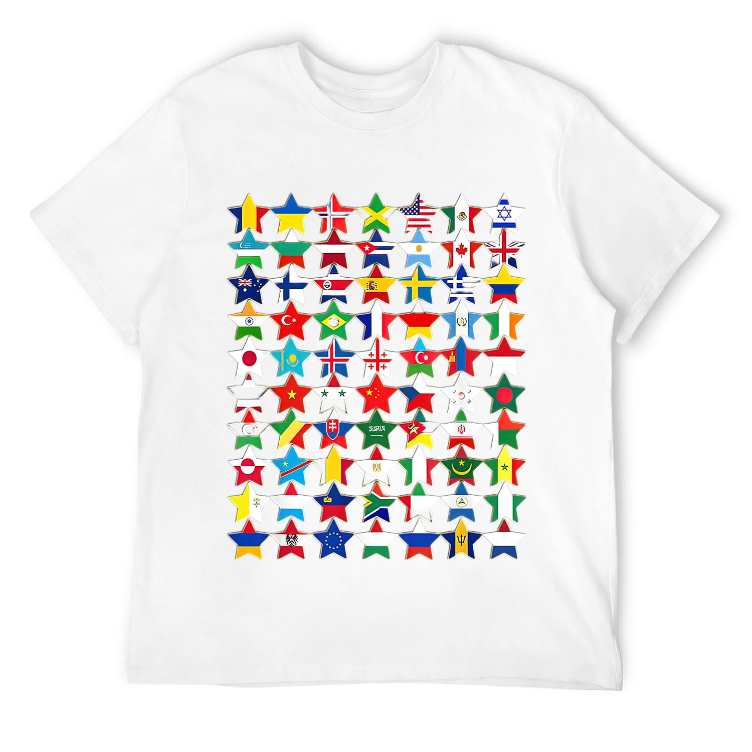 70 Flags of the Countries of the World T-Shirt - Walmart.com
