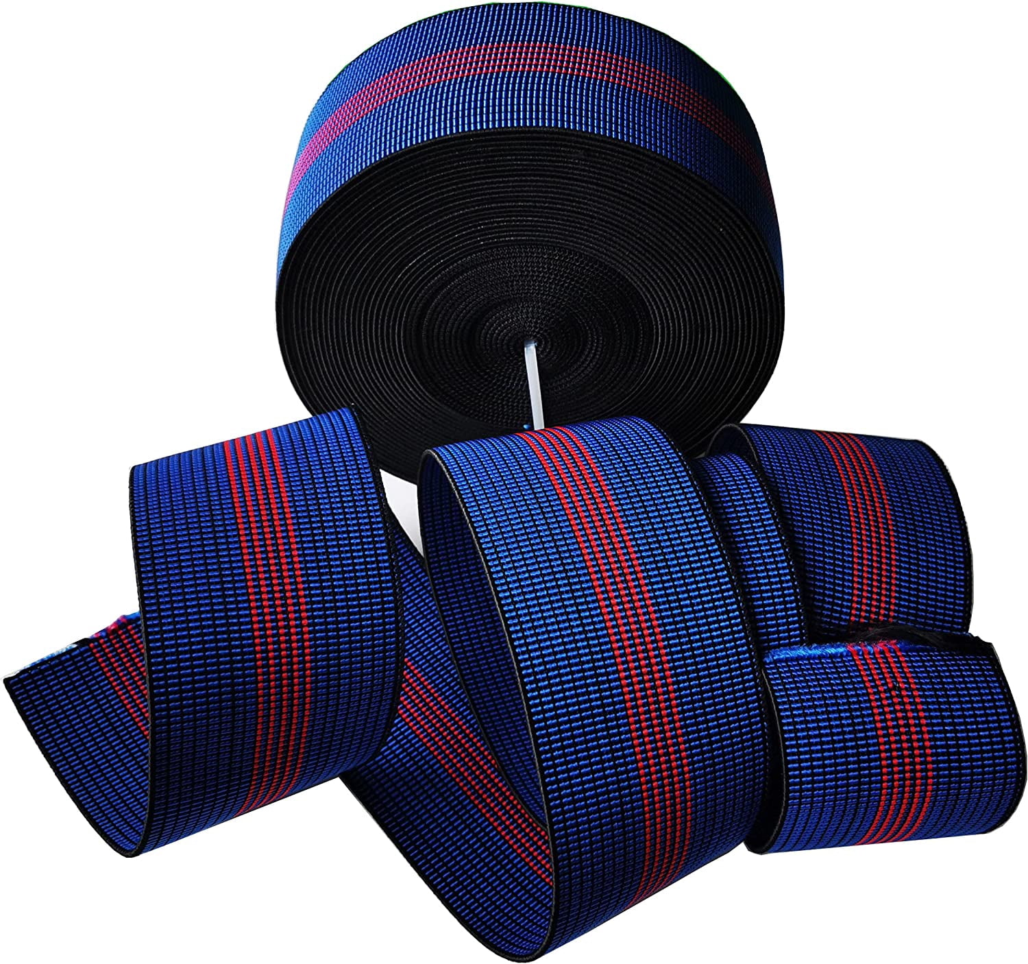 70 Ft 2 PCS in 1 roll,Heavy Duty Sofa Elastic Webbing, Low Stretch,2.76 ...