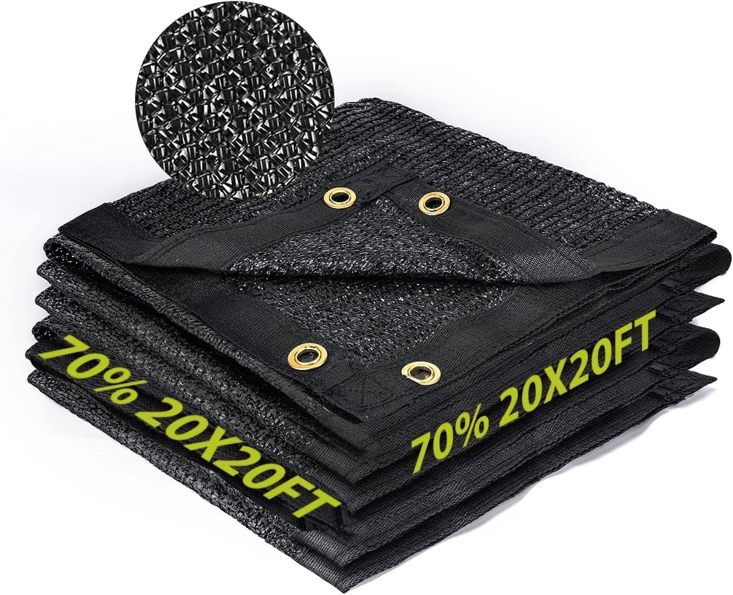 Younik Garden Shade Cloth 20x20 ft UV Protection Mesh Tarp for ...