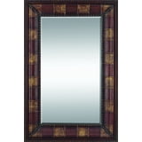 70 Inches High Rectangular Wood Leather Mirror - Walmart.com