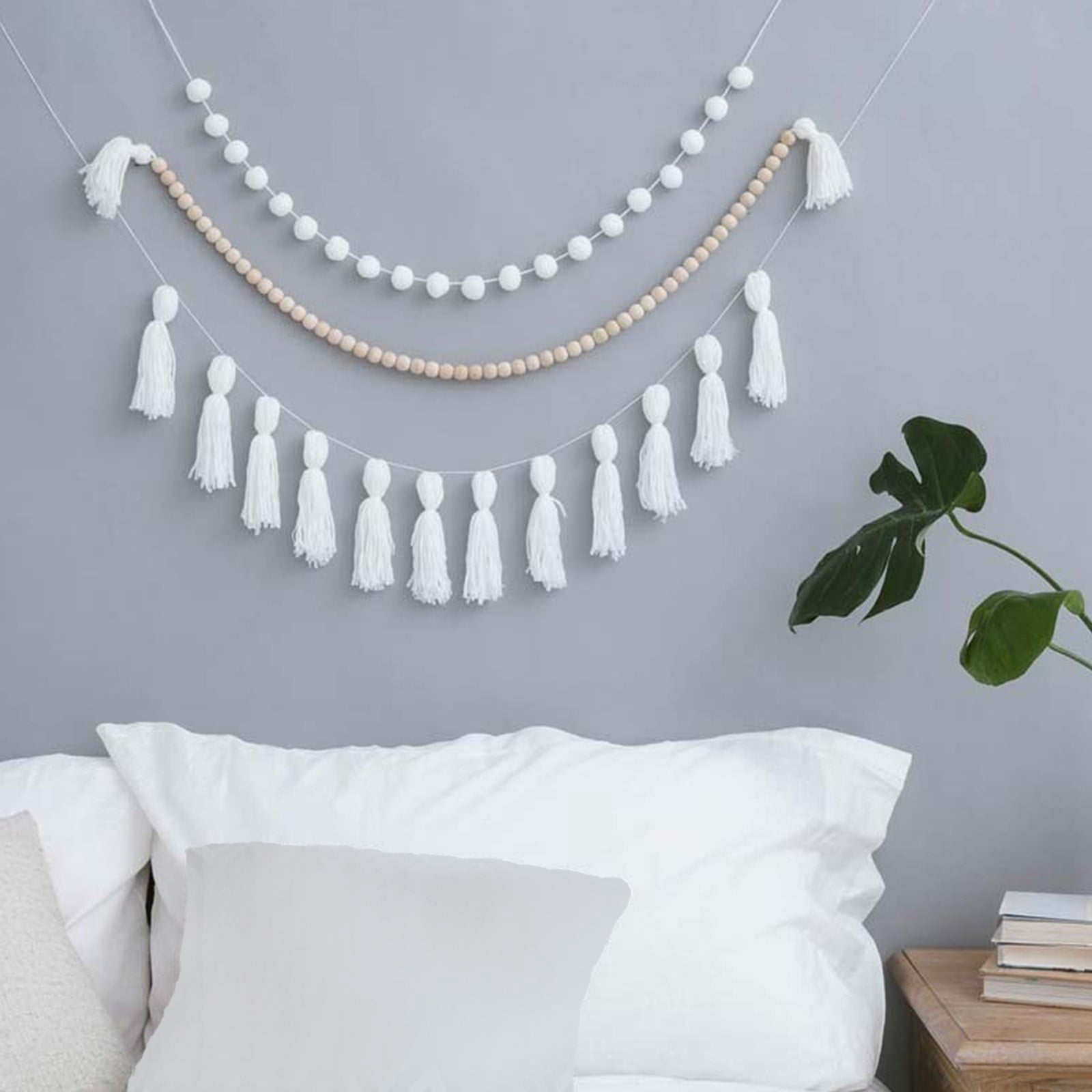Up to 70% Off Lawor Boho Tassel Garland Tassel Wall Hanging Decor ...