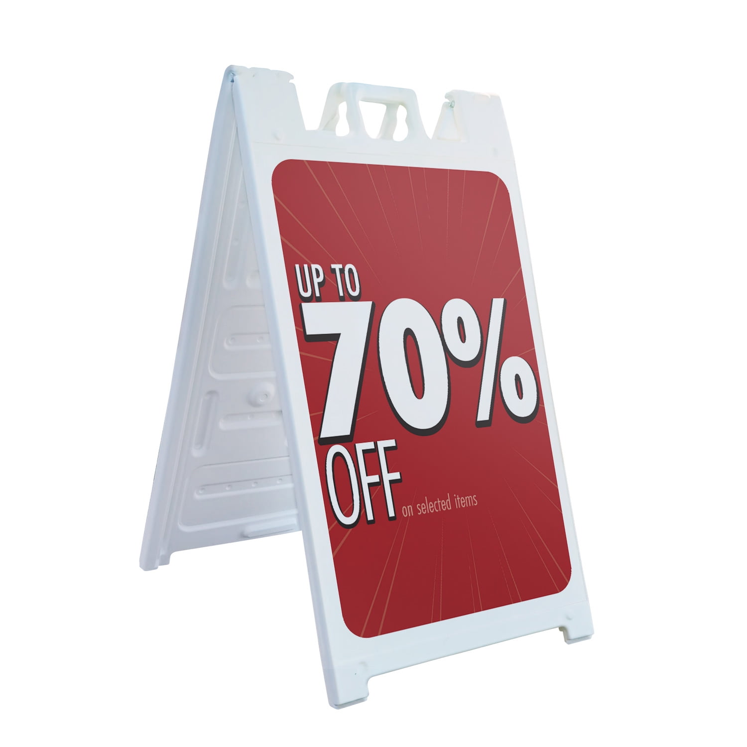 70% Off 24" x 36" Double Sided A-Frame Sidewalk Sign, Includes 2 ...
