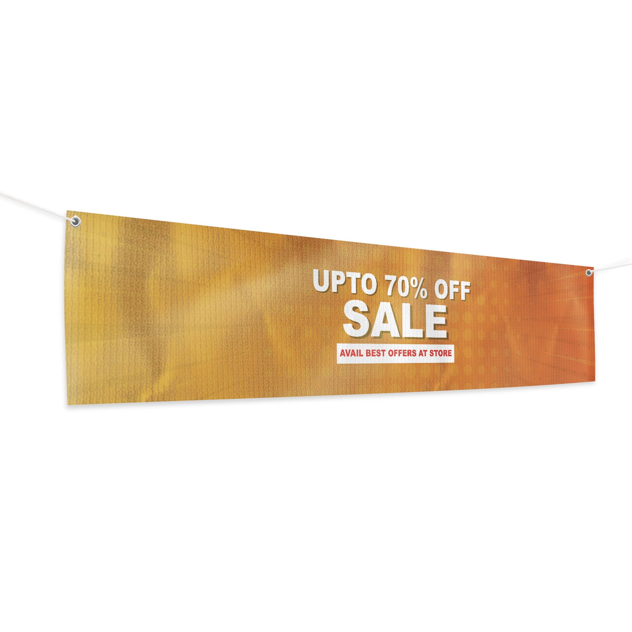 70 Off Sale Banner Large (4Feetx1Feet) By Dreamcontroller | Wall ...