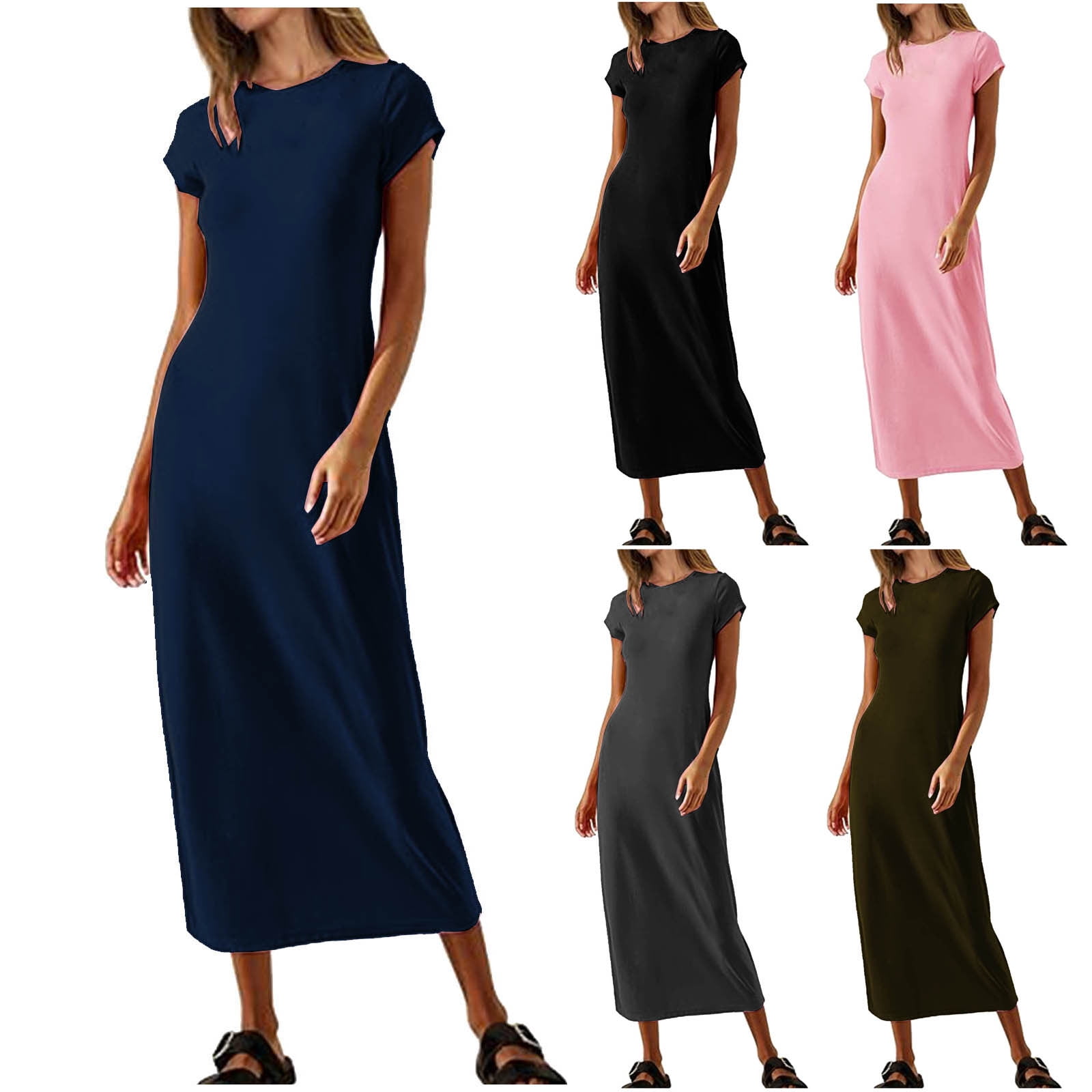Up to 70% Off! Xuniizn Summer Dresses for Women 2025 Casual Beach Loose ...