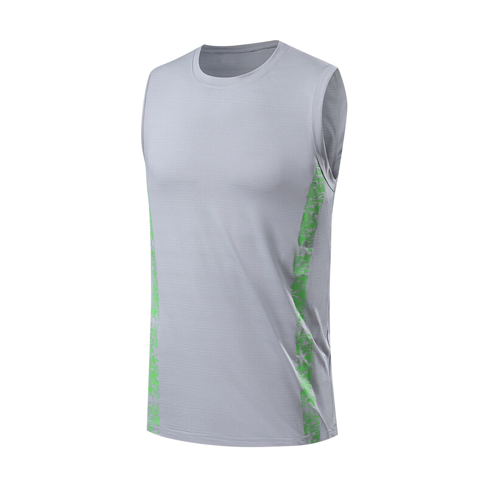 70% Off! ZVNAΖH Men's Athletic Compression Shirts Sleeveless Workout ...