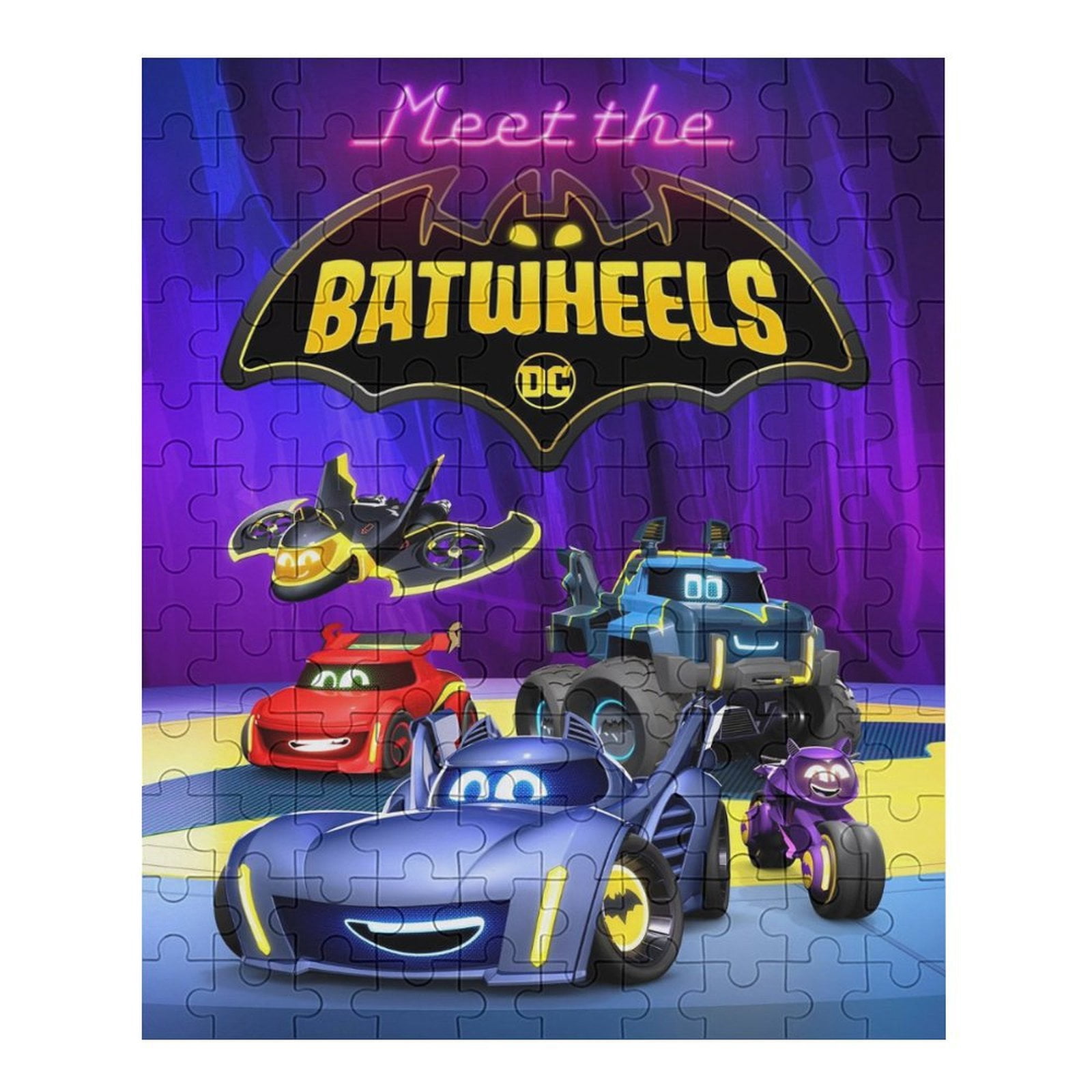 70 PCS Jigsaw Puzzle Batwheels Wooden Puzzle Challenging Game Fun ...