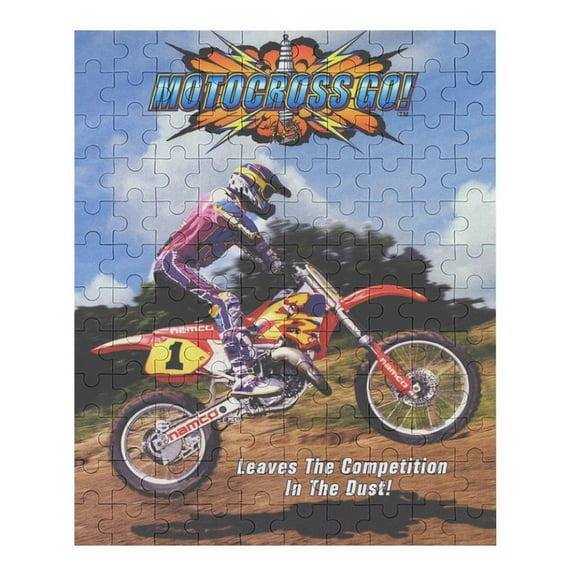 70 PCS Jigsaw Puzzle Dirt Bike Motorcycle Race Wooden Puzzle ...