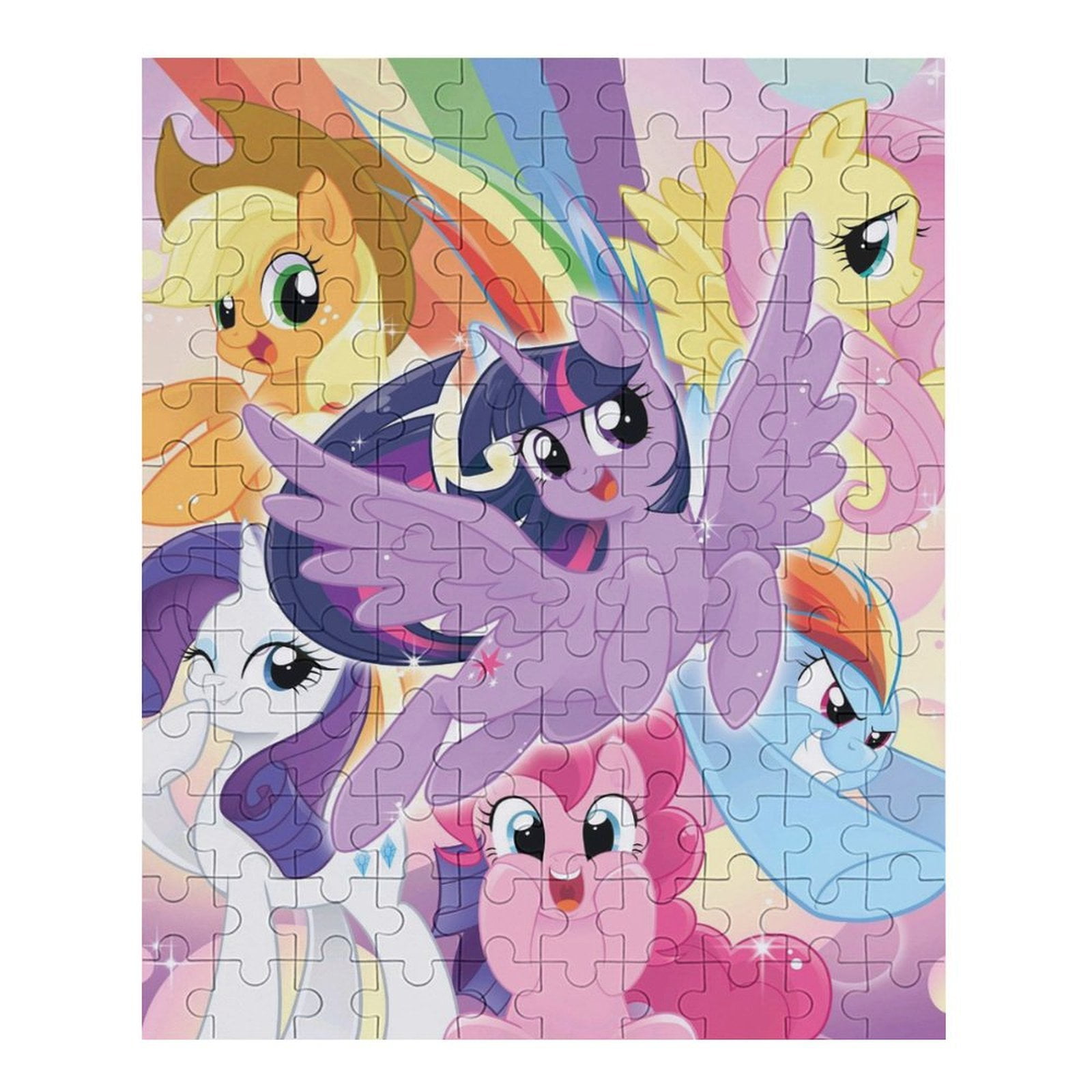 70 PCS Jigsaw Puzzle My Little Pony Wooden Puzzle Challenging Game Fun ...