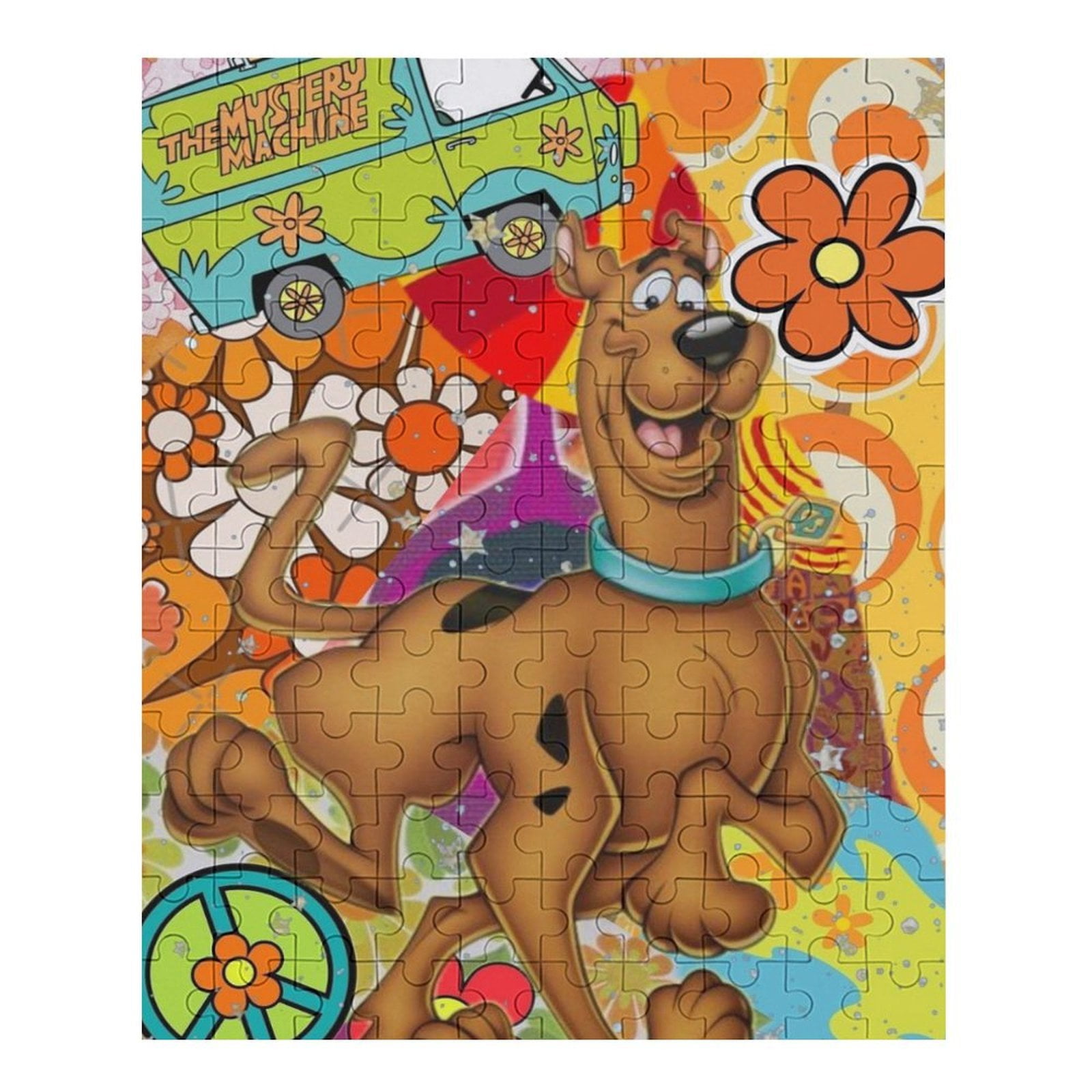 70 PCS Jigsaw Puzzle Scooby-Doo Wooden Puzzle Challenging Game Fun ...