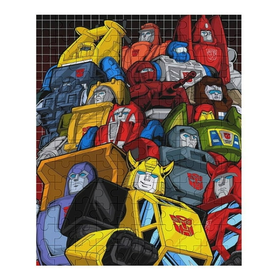 70 PCS Jigsaw Puzzle Transformers Wooden Puzzle Challenging Game Fun ...