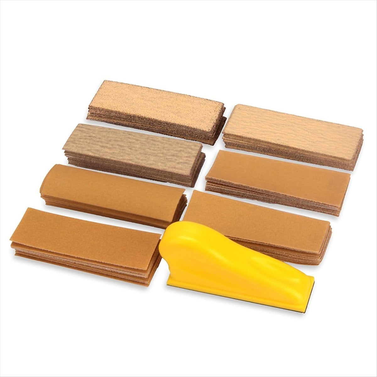 70 PCS Micro-Type Detail Sander Paper Kit, 3.5x1Inch Mini Hand Sanding ...