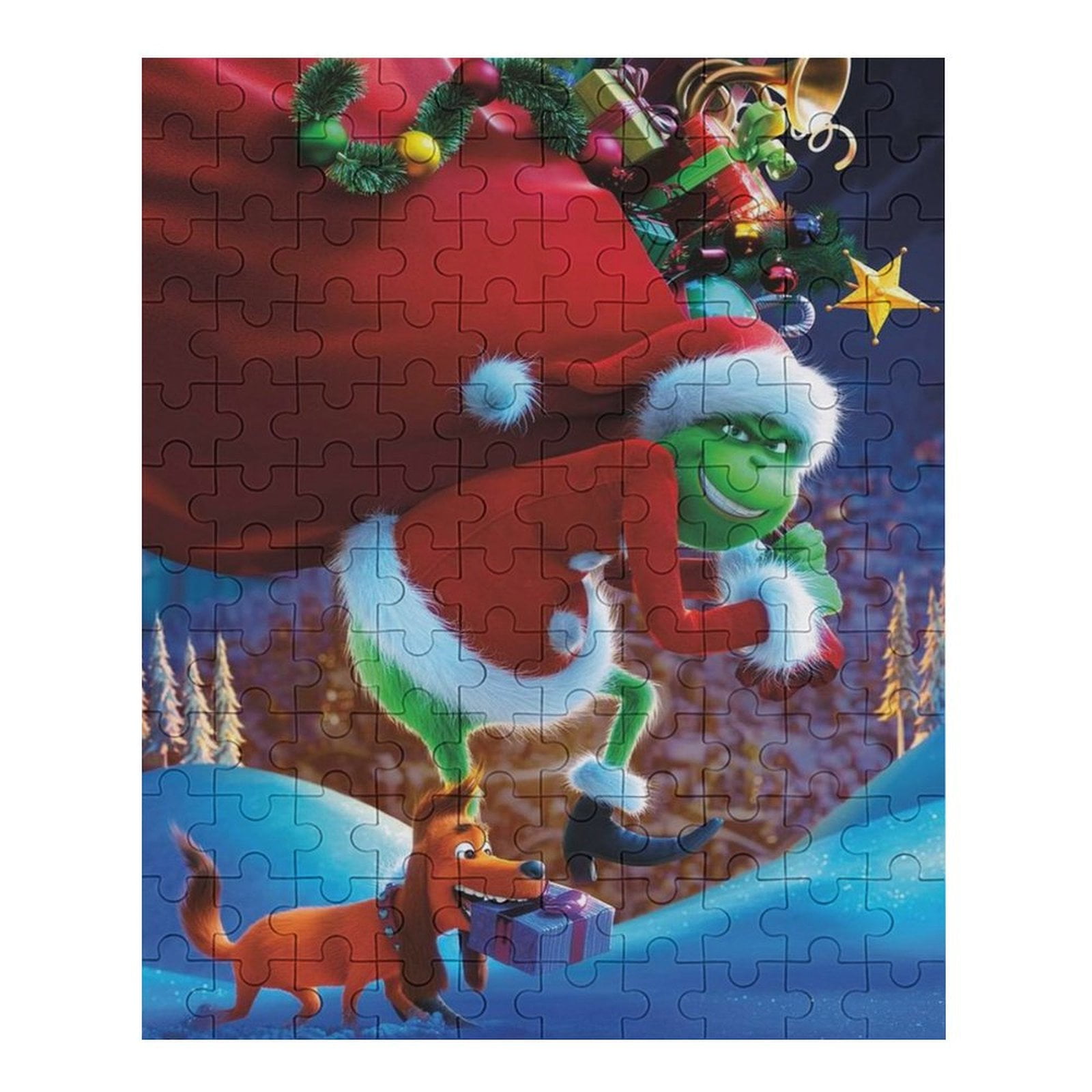 70 PCS Puzzles for Kids Teens Grinch Jigsaw Puzzles for Seniors Kids Puzzles Children ...