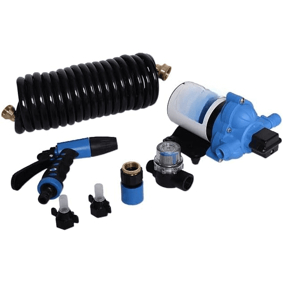 70 PSI Washdown Pump Kit 12V 3.0 GPM Self-Priming Diaphragm Fresh ...