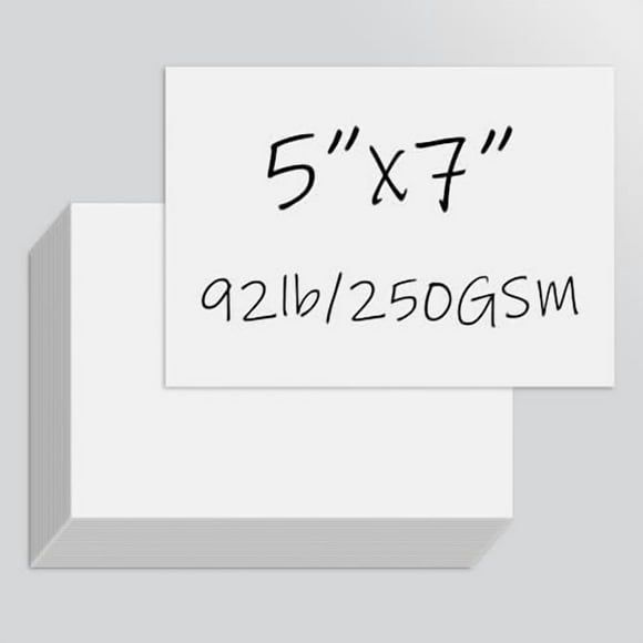 5x7 Index Cards Blank