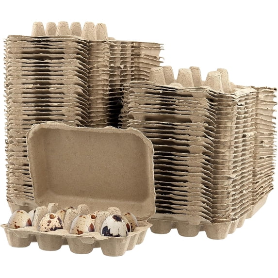 70 Pack Quail Egg Cartons, 12 Count Egg Storage Containers Holder Bulk ...