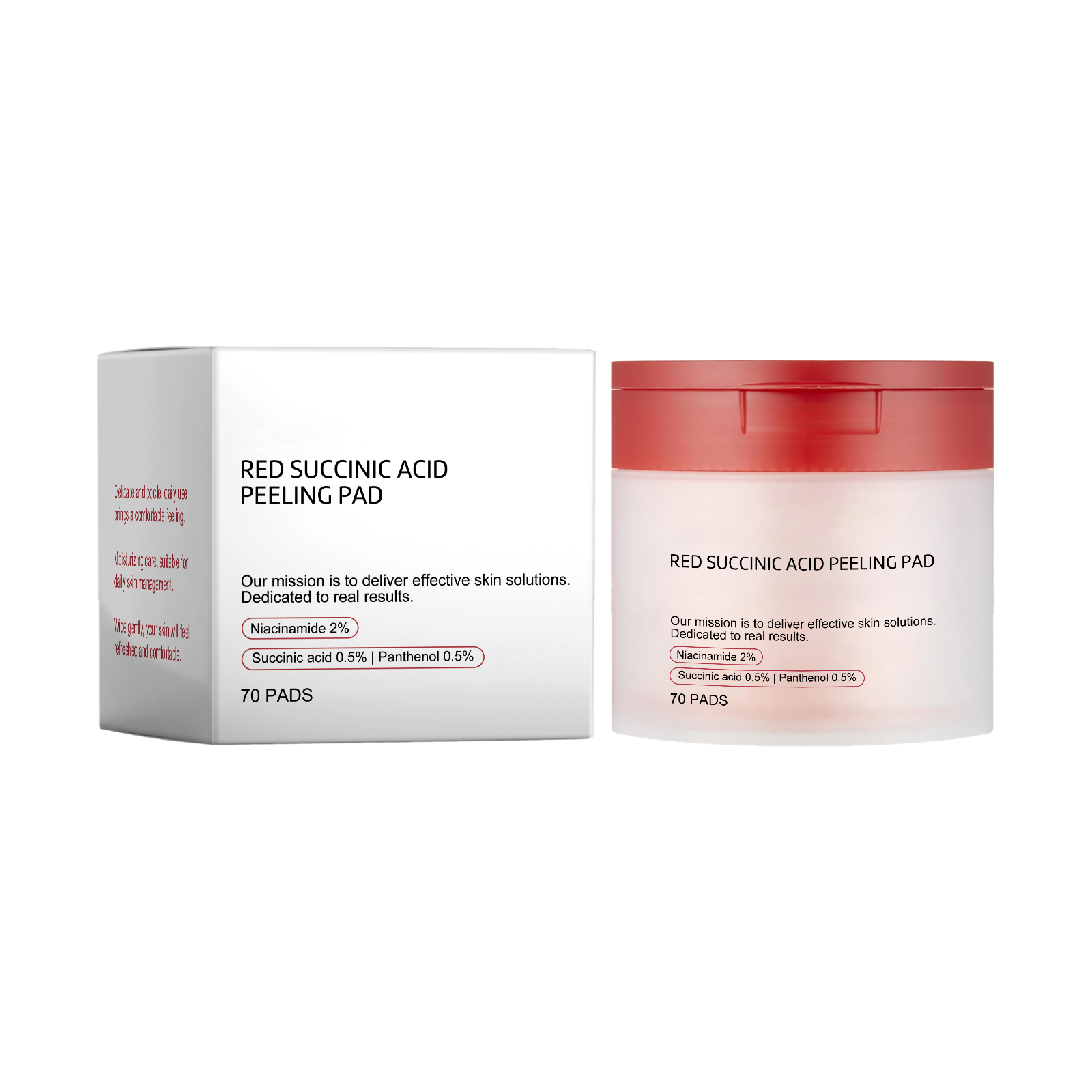 70 Pack Texture Facial Toning Pads For Exfoliation And Pore Care ...