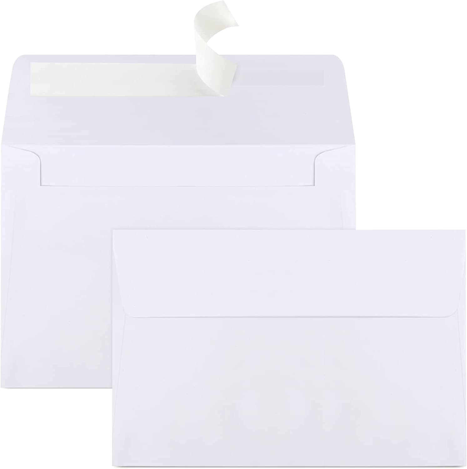 70 Packs A4 Envelopes, White, 4x6 Photo, Self Seal for Invitations ...