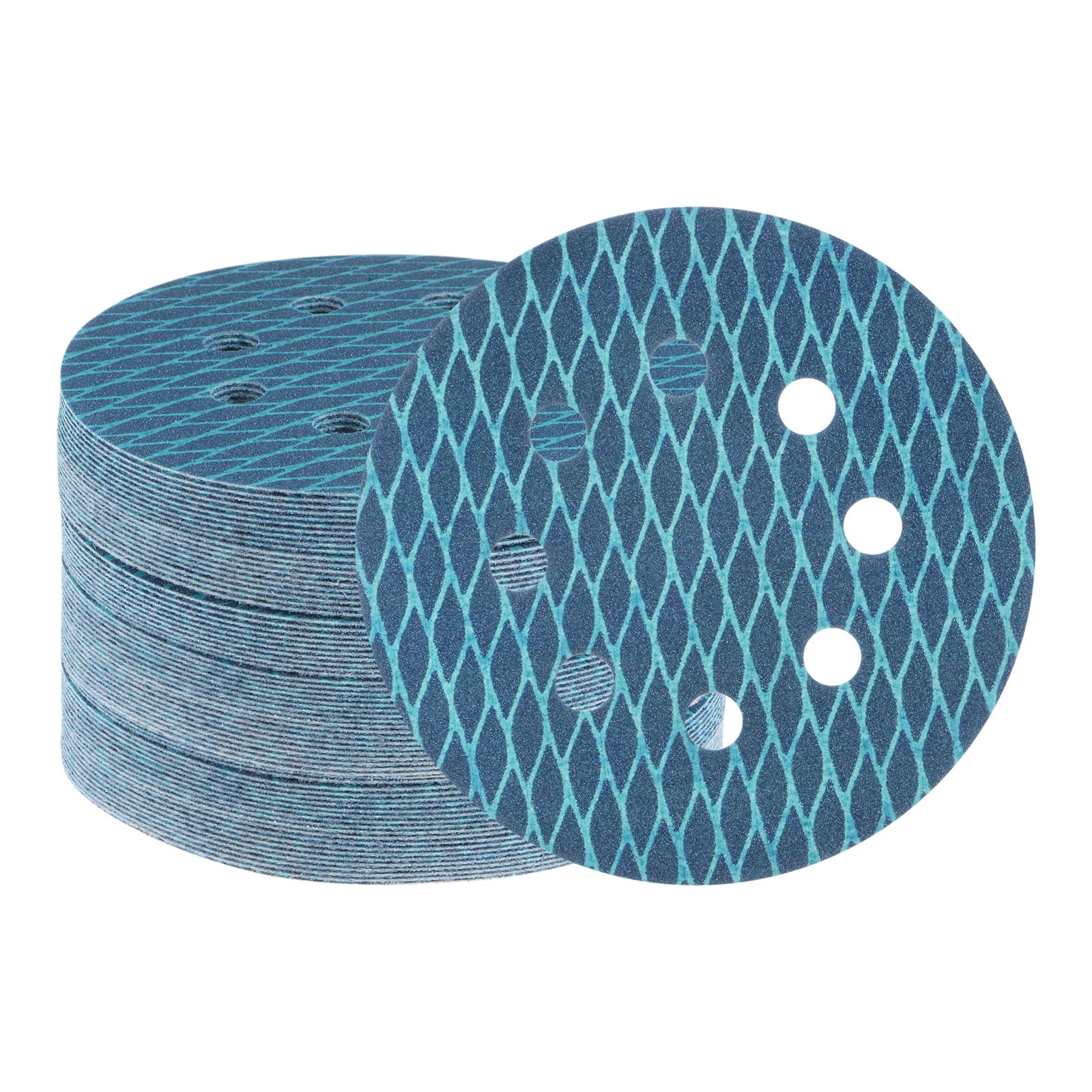 70 Packs Diamond Shape Sanding Discs 5 Inch 150 Grit Hook and Loop Blue ...