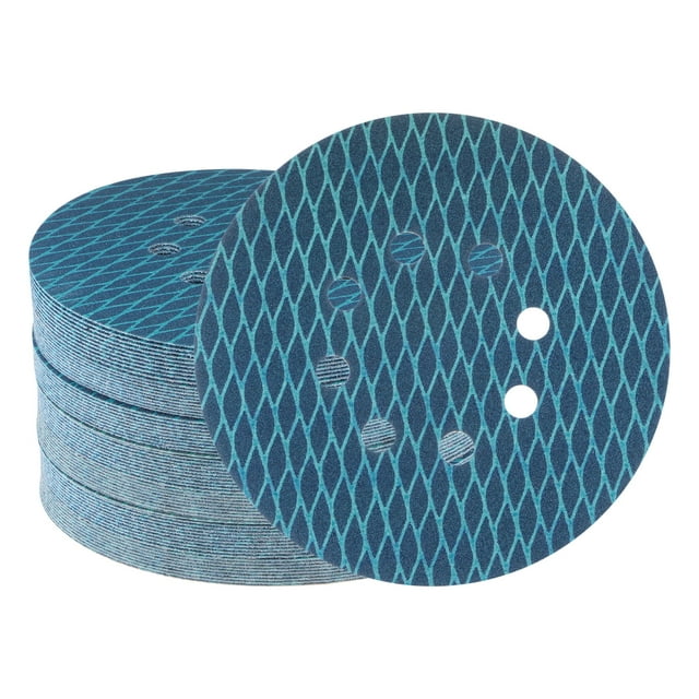70 Packs Diamond Shape Sanding Discs 6 Inch 150 Grit Hook and Loop Blue ...