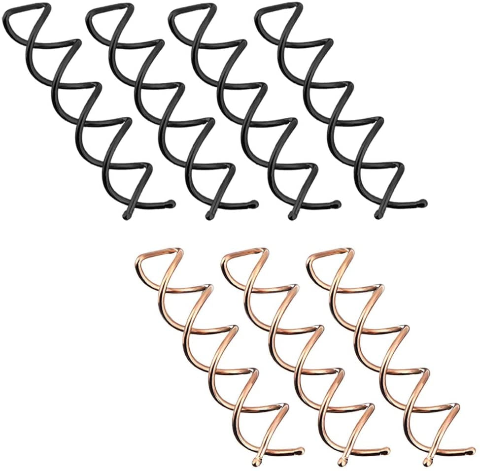 70 Packs Spiral Bobby Hair Pin Spin Pin, Non-Scratch Round Tips Spiral ...