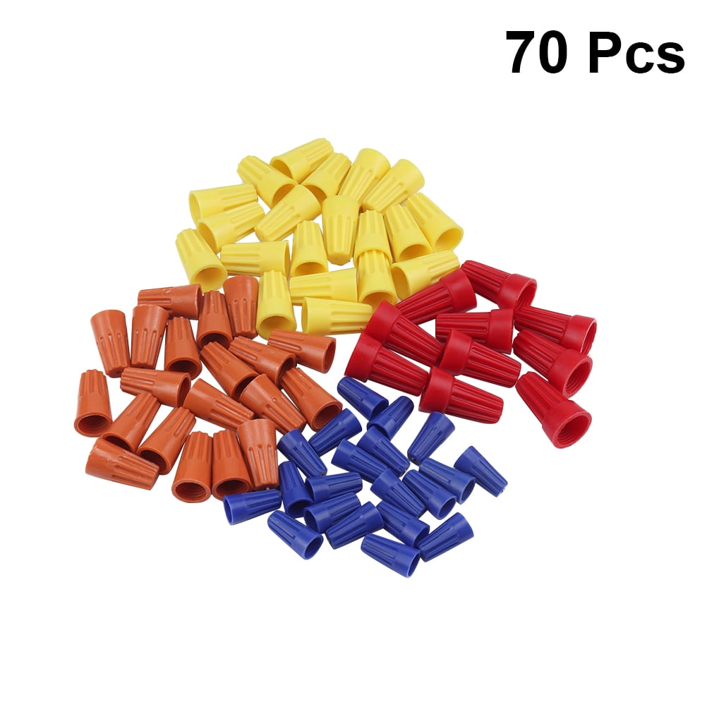 70 Pcs Block Electrical Wire Assortment Kit Household Wiring Connector ...