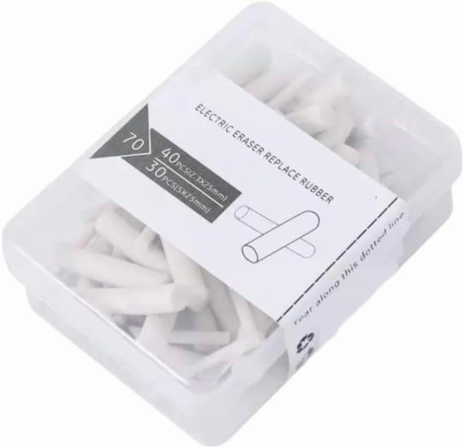 70 Pcs/Box Mechanical Pencil Eraser Refills 2.3mm/5mm Replacement with ...