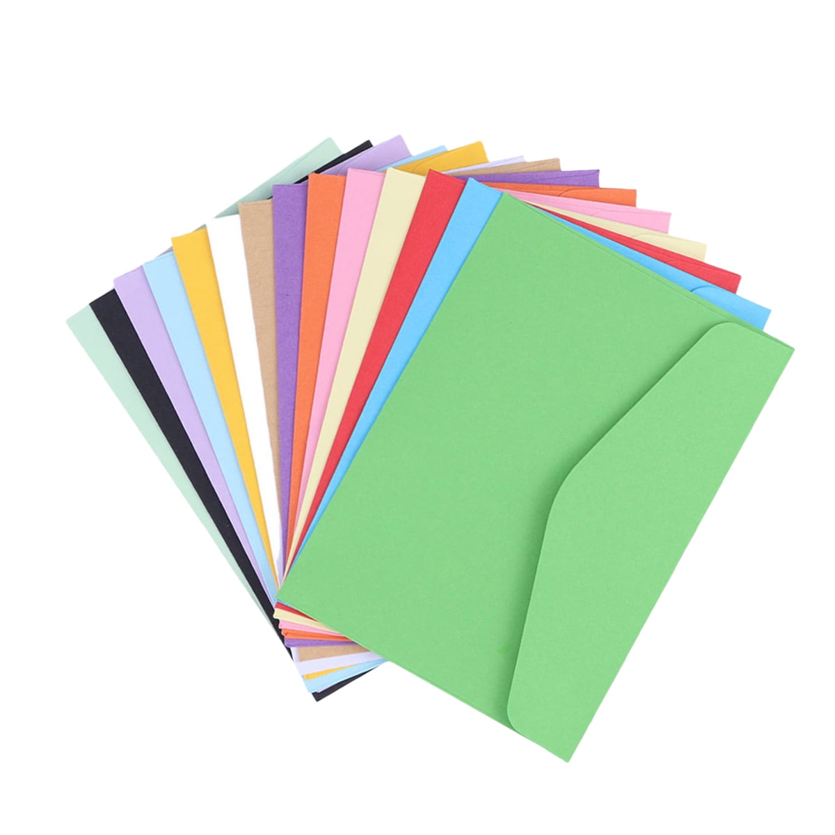 70 Pcs Envelope Poster Paper Sticker Postcards Colored Envelopes ...