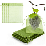 70 Pcs Fruit Protection Bags,6"×8" Fruit Netting Bags for Fruit Trees ...
