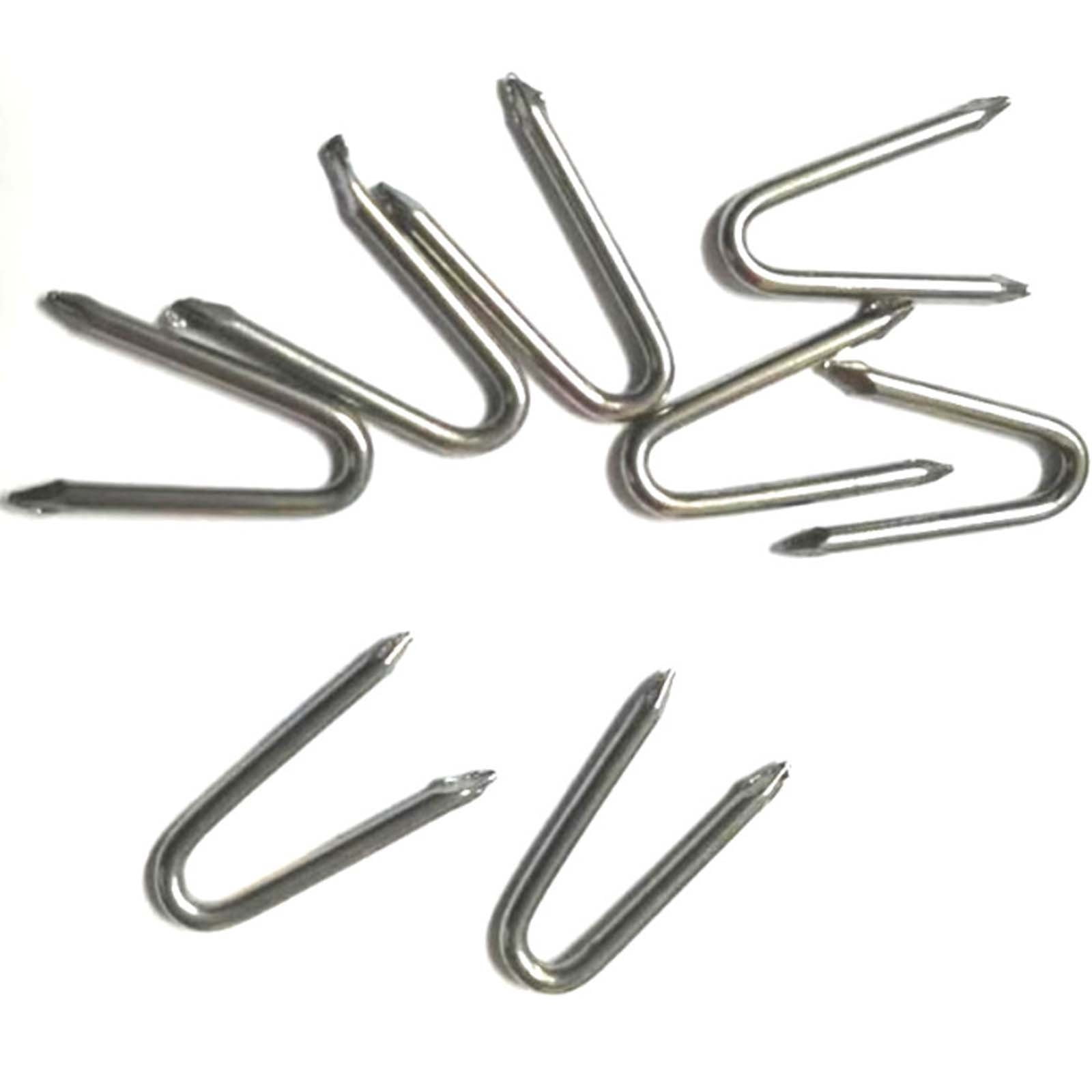 70 Pcs Galvanized Steel Wire Fencing Staples 30 X 2.8 Mm, U-Shaped ...