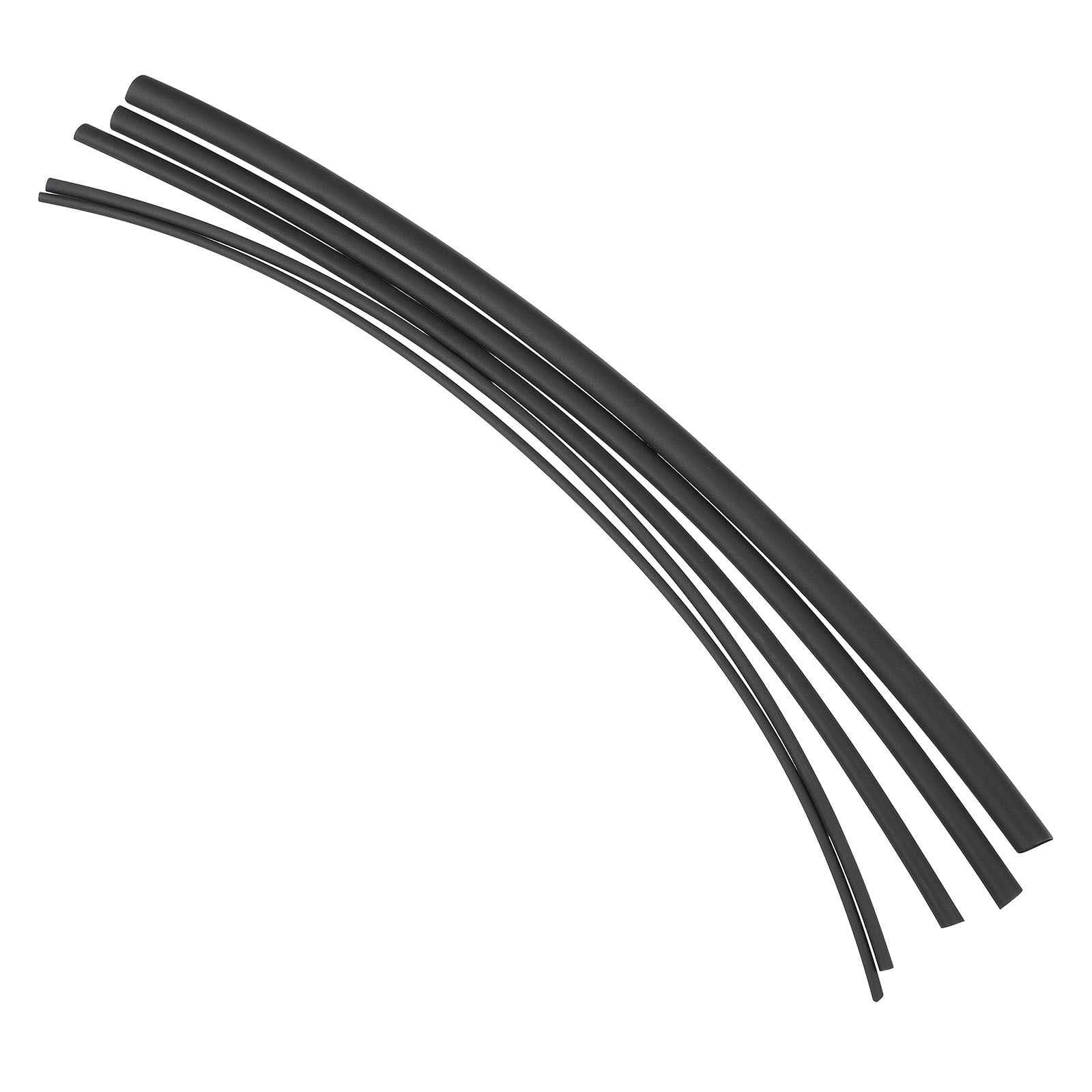 1 Set 70Pcs PE Heat Shrink Wrap Tubes Practical Wire Wrap Tubes Black ...