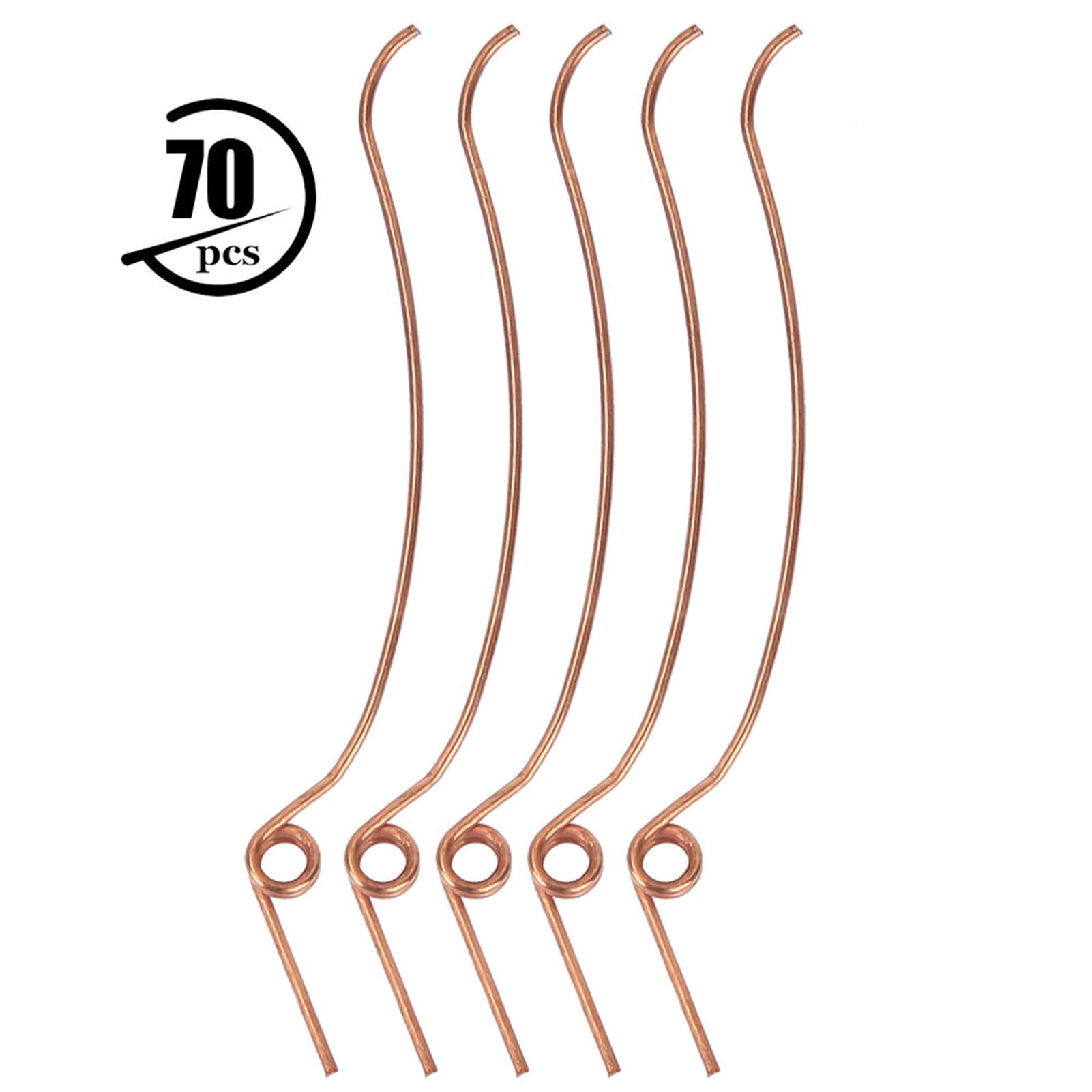 70 Pcs Metal Piano Hammer Butt Springs for Upright Pianos Repair Parts ...