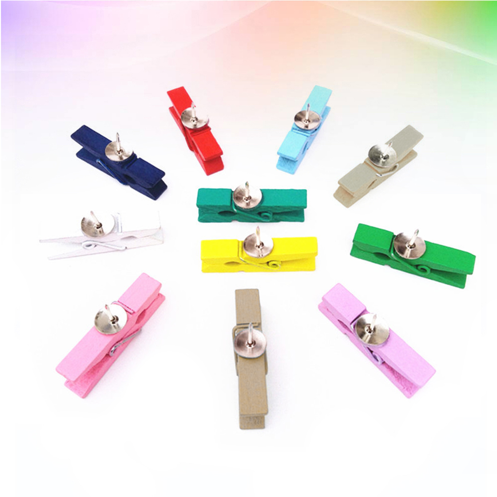 70 Pcs Pegboard Paper Clips Decorative Craft Clips - Walmart.com