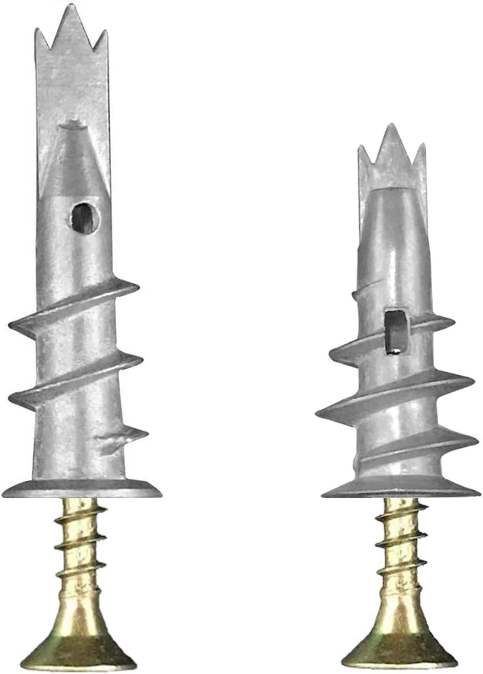 70 Pcs Plasterboard Fixings Heavy Duty,Metal Wall Plugs and Screws,Self ...