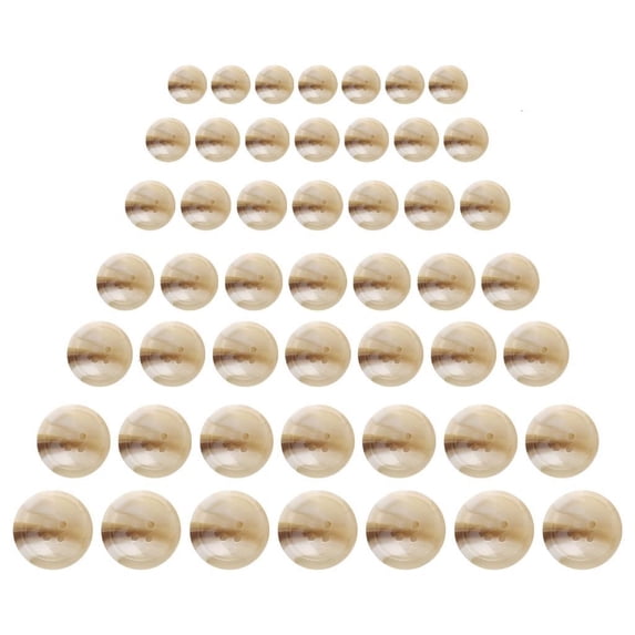 70 Pcs Round Buttons Shirt Buttons Coat Buttons 4 Holes Buttons Sewing ...