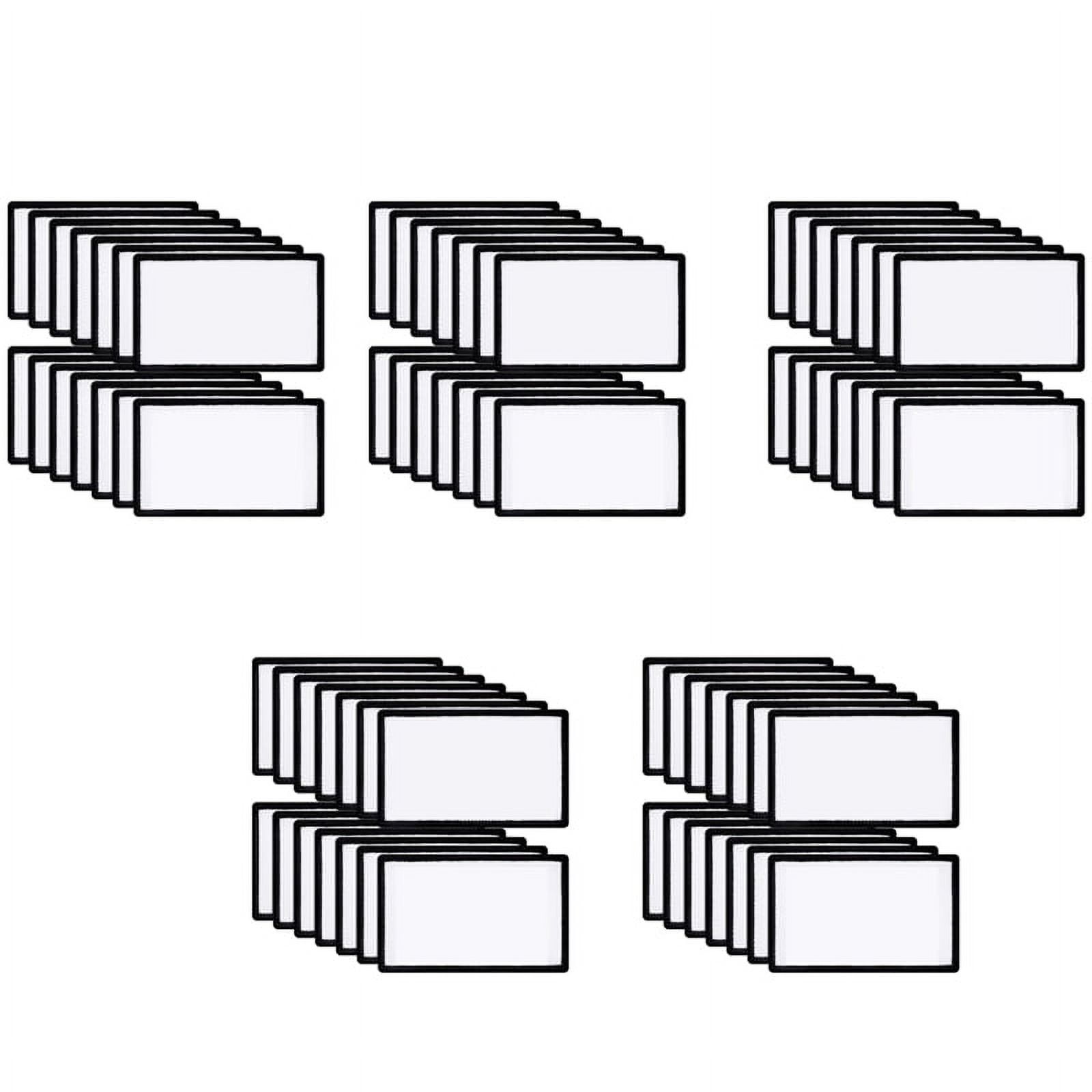 70 Pcs Sublimation Patches Fabric Ironing Rectangular Patches Fabric ...