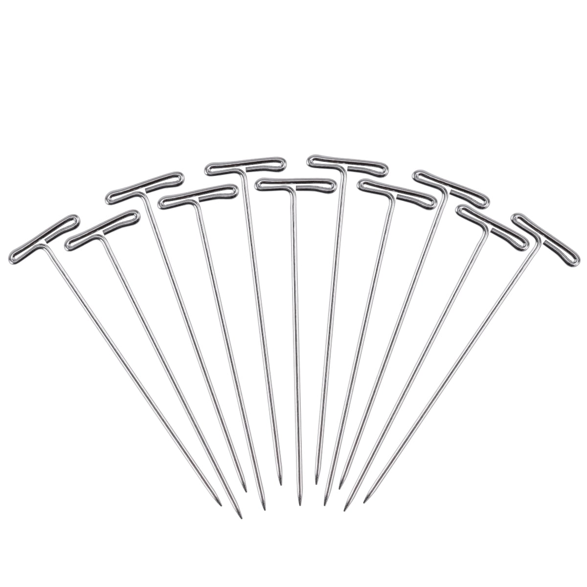 70 Pcs Wig T Pins Wig T Steel Wig Design Supplies Wig Maintenance Tools Sewing Pins T For Wigs