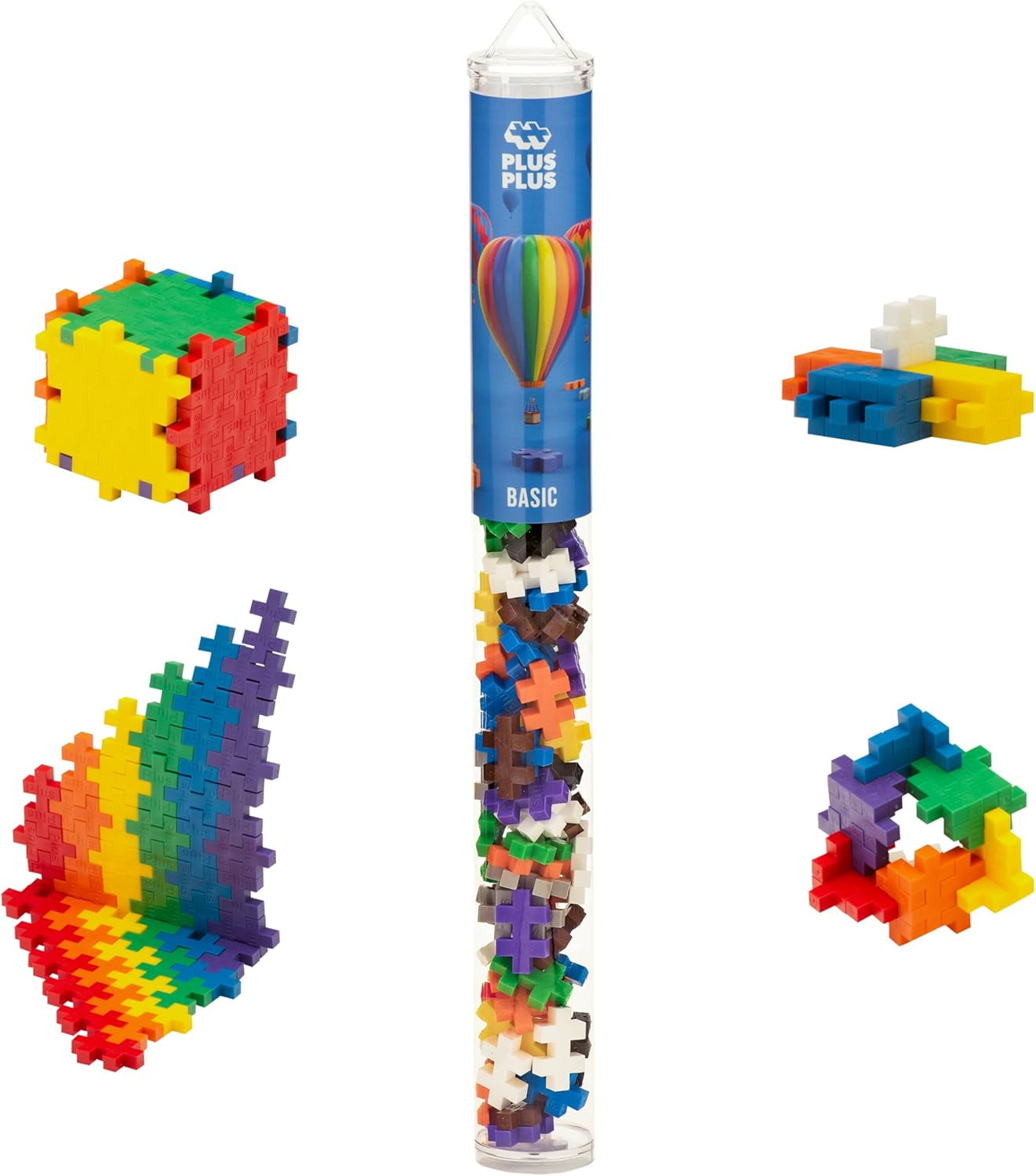 70 Piece Interlocking Building Blocks for Kids, Open Ended Connecting ...