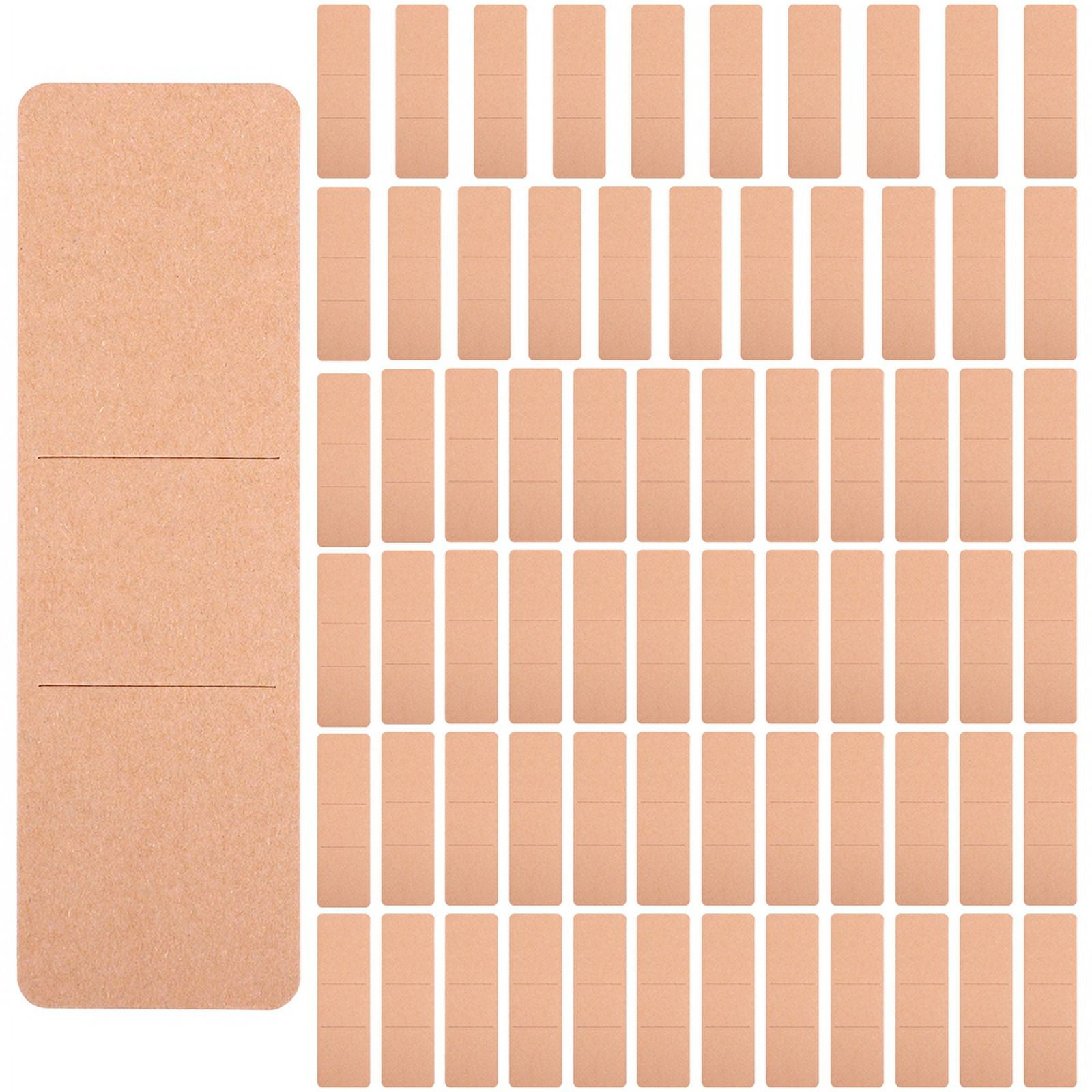 70 Pieces Kraft Bookmark Sleeves Bookmark Holder DIY Resin Bookmarks ...