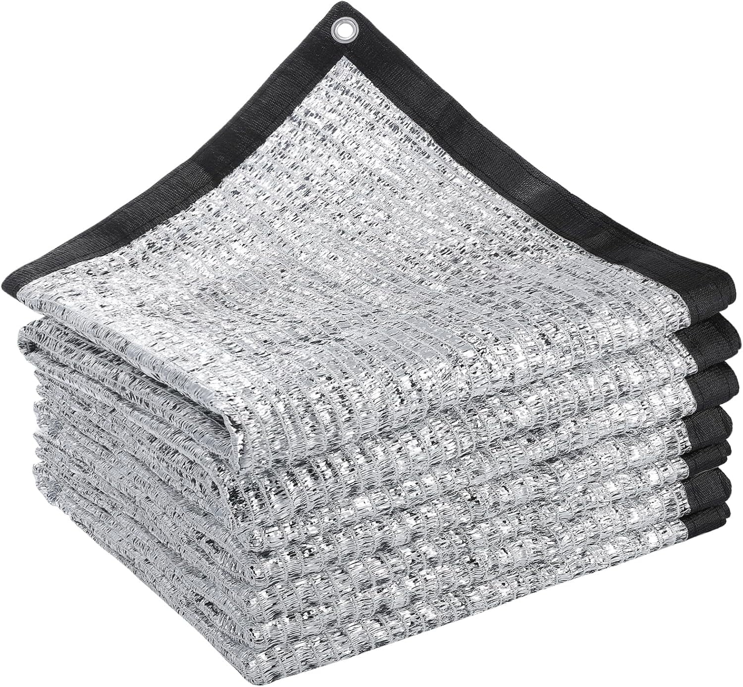 70% Reflective Aluminet Shade Cloth - 10 x 20 FT Durable Sun Protective ...