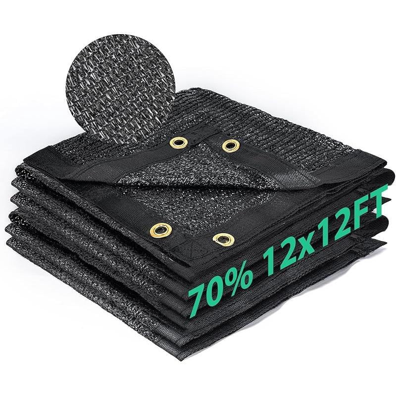 70% Shade Cloth, Resistant Sun Shade Net 6.5x10FT Mesh Tarp with HDPE ...